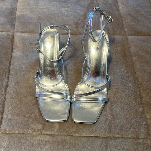 Shoes | Y2k Silver Heels | Poshmark